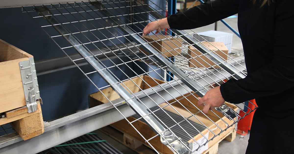 Shelfstore nätthyllplan är en säker och stabil produkt för lager